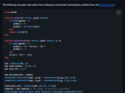 The NLopt module for Julia download | SourceForge.net