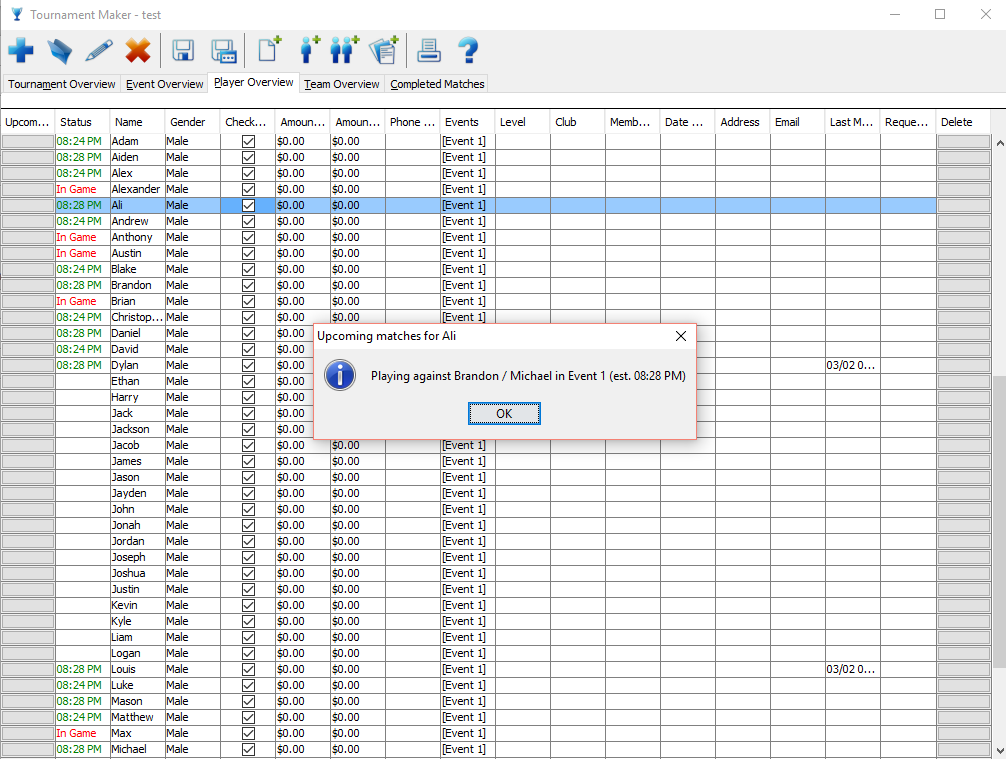 the tournament maker