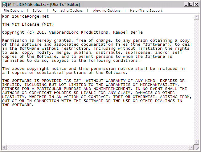 ULIX TxT Editor download | SourceForge.net