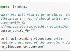 Unofficial TikTok API in Python download | SourceForge.net