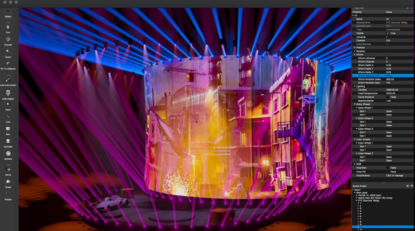 data visualisation vectorworks