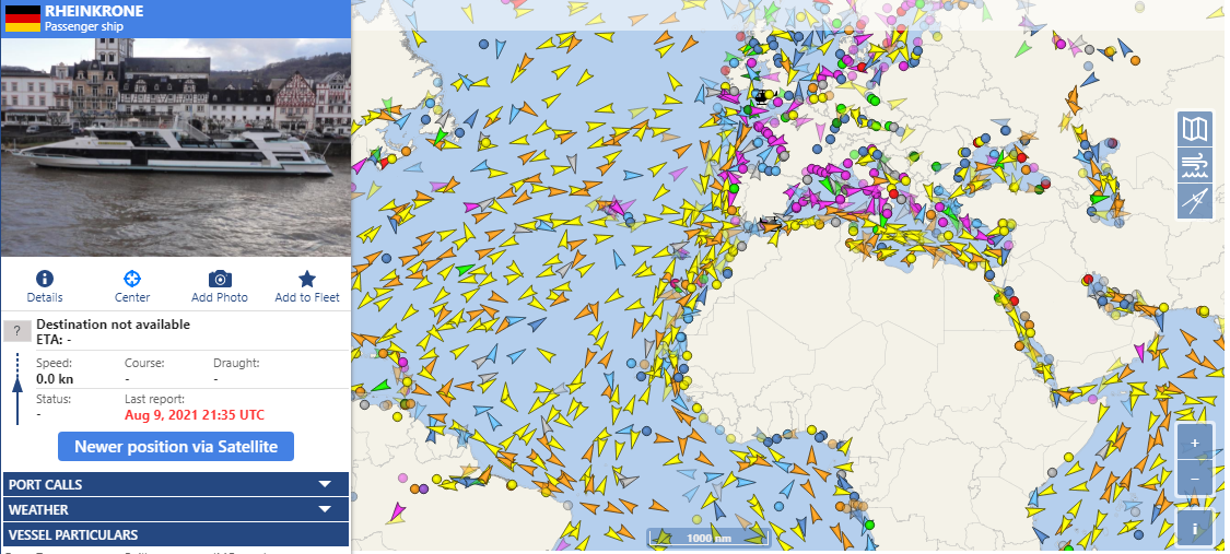Vesselfinder Ais LADY MONIQUE, General Cargo Ship Details And